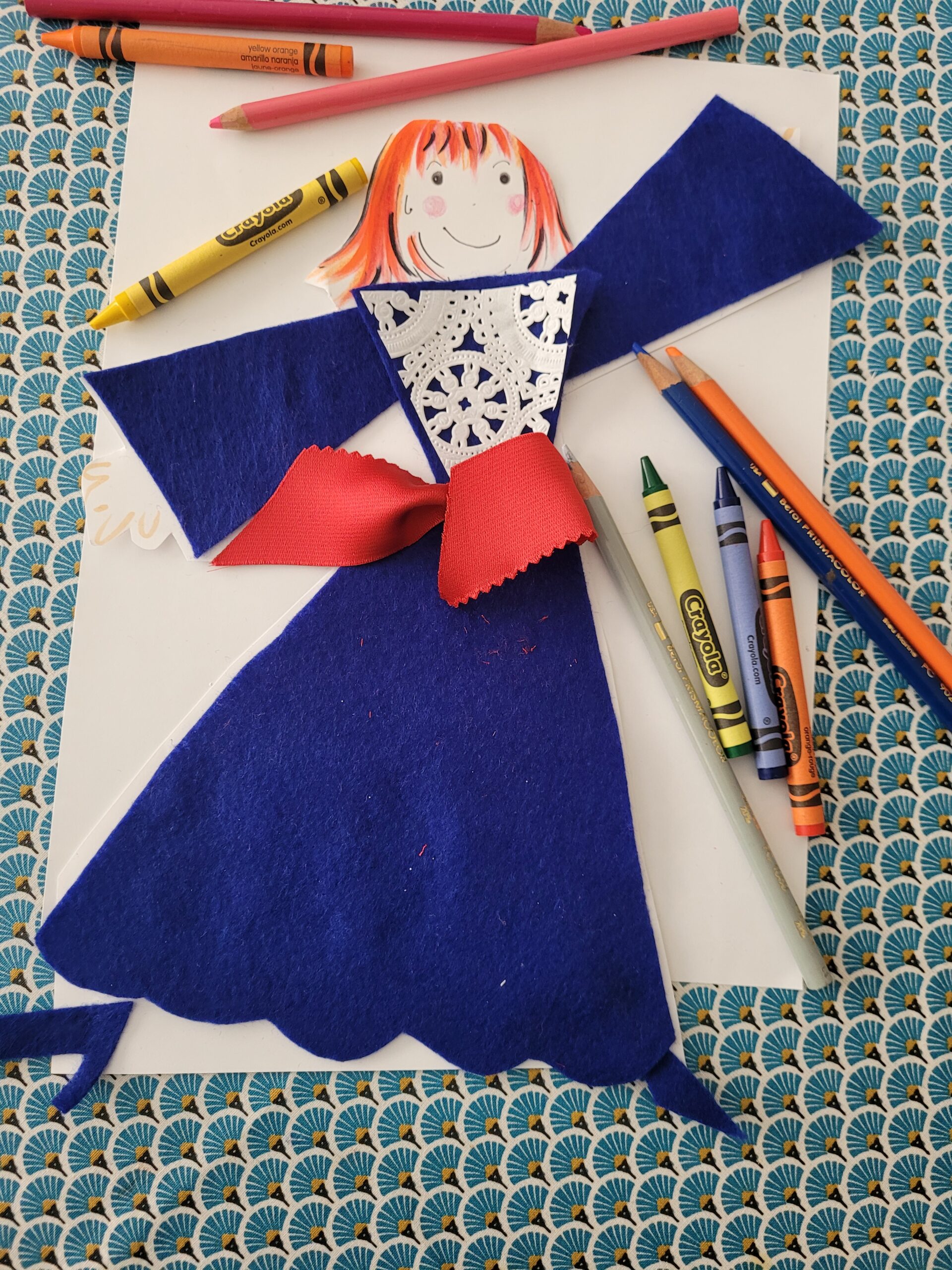 Winter-themed Paper Doll Fashion Collage | BPL